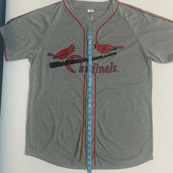 Cardinals | Shirts | St Louis Cardinals Jersey Gray Red Trim Promo Mlb ...